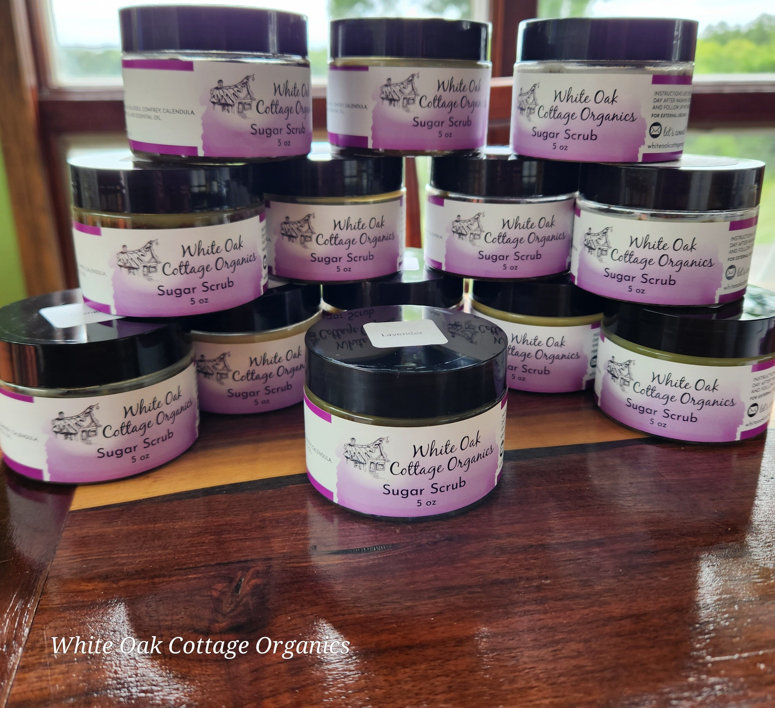 Sugar Scrub 5 oz – White Oak Cottage Organics